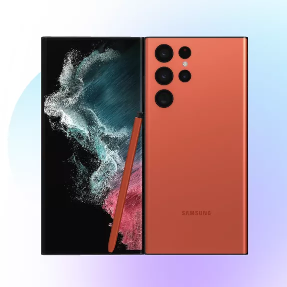 Galaxy S22 Ultra 128 GB Red — Raudona, samsung